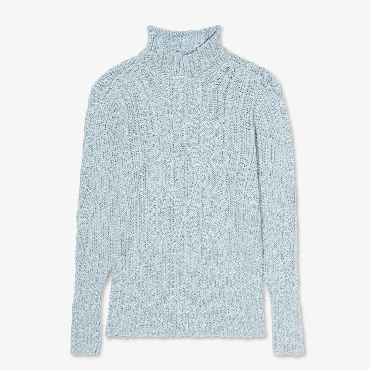 Women's Patented Aran Mock Turtle – Inis Meáin Knitting Company